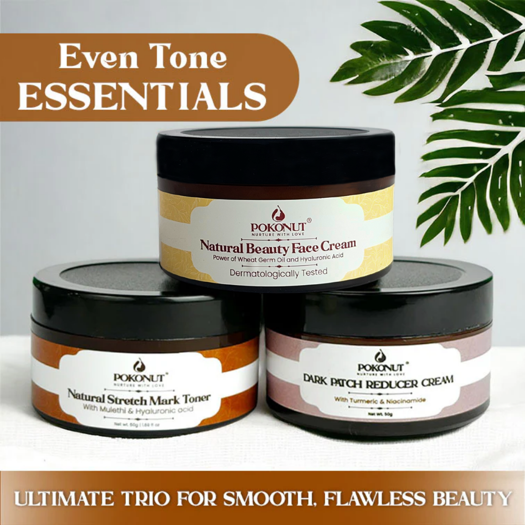 POKONUT Skin Trio: Natural, Effective Care|Shop Now – Pokonut