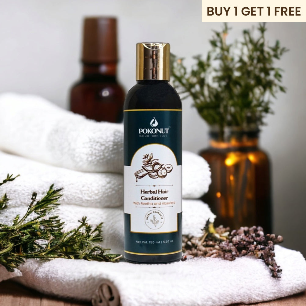 Transform Your Hair with Pokonut's Herbal Conditioner | Hair Care