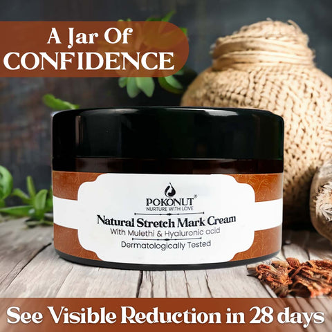 Buy best Natural Stretch Mark Cream remover Online in India | Pokonut